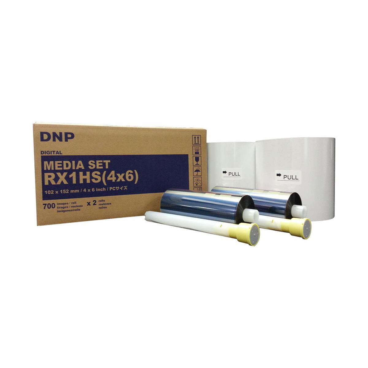 DNP Print Media for DS-RX1HS High Speed Dye Sub Printer - 4x6" 700 ...