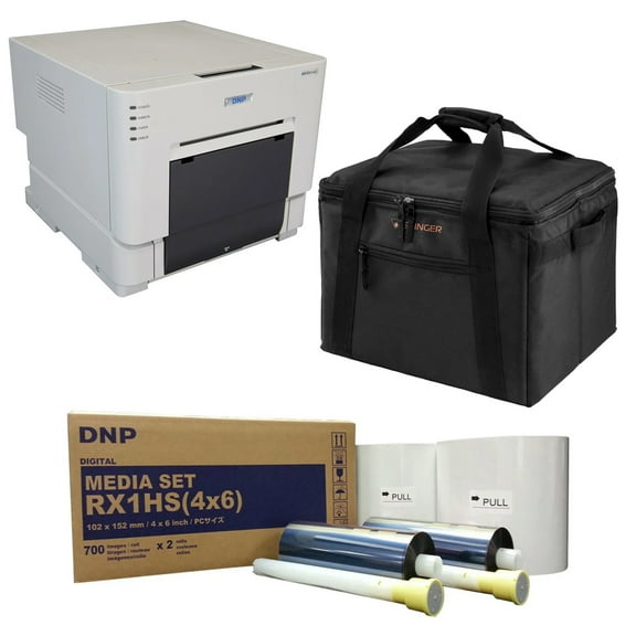 "DNP 4x6"" Printer Media for DS-RX1HS Ink Subprinter; 2 Rolls (1400 ...