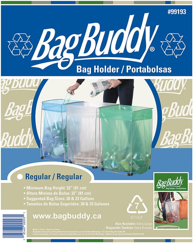 Bag Buddy 33 gal. Steel Trash Bag Support - Walmart.com
