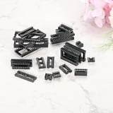 Uxcell DIP IC Chip Socket Adapter Flat Pin 28P 2.54mm Pitch IC Socket ...
