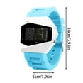 Men's Digital Sports Watch With Multifunction Night Light Silicone ...
