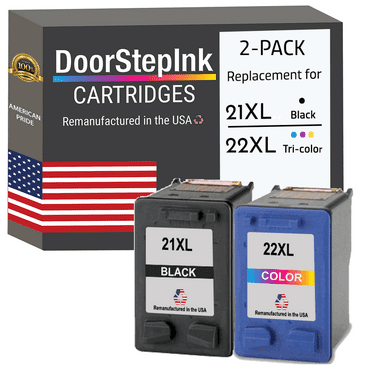 Replacement 21XL 22XL 21 22 High Yield Ink Cartridge compatible for HP ...