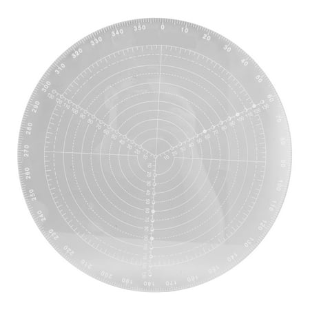 Round Center Finder with Clear Scales Acrylic DlY Woodworking Compass ...