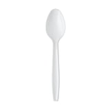 Great Value White Disposable Spoons 48 Count Easy On-the-Go Cutlery ...