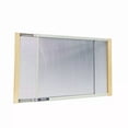 Wood Frame Adjustable Window Screen Clear Insect Mosquito Cat Window ...