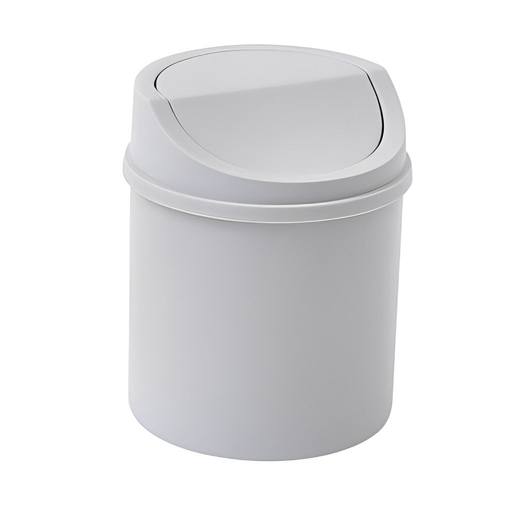 Mini Waste Bin Desktop Table Garbage Trash Can Plastic Sundries Box ...