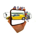 TecScan SEESeasy Golf Cart Mini Fixed Rear-View Mirrors Pair (3in x 4in ...
