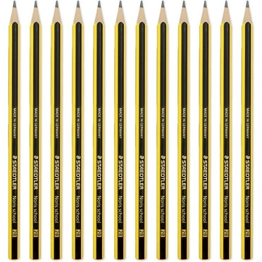 Staedtler Yellow Graphite Pencils Essentials HB #2 - 8 Pack - Walmart.com
