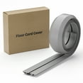 LazySpin Floor Cord Cover, 4FT Heavy Duty Cable Protector, Gray ...
