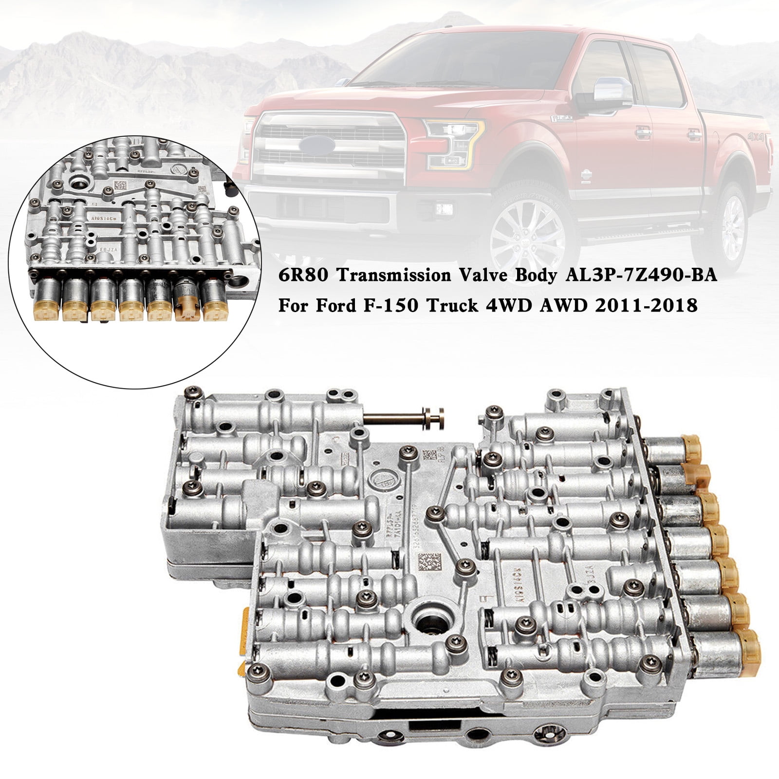 Restored 6R80 Transmission Valve Body AL3P-7Z490-BA For Ford F-150 ...