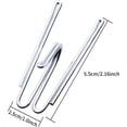 COEQWD-Metal Curtain Hooks Pinch Pleat Header Tape Pins Heavy Duty Deep ...
