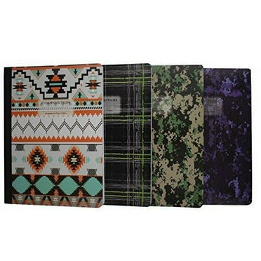 BAZIC Stripes Composition Book College Ruled 100 Sheet, Assorted Color ...