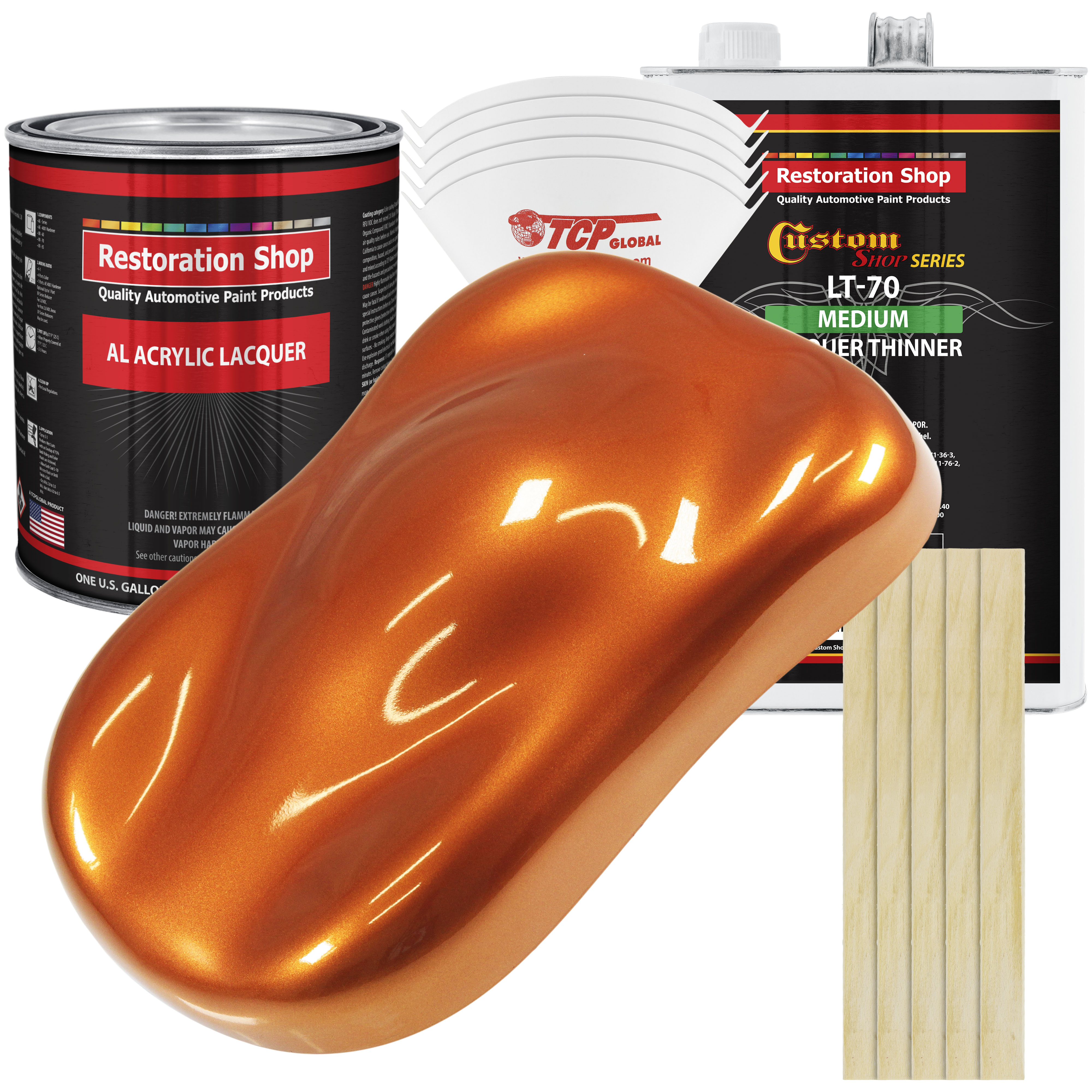 Restoration Shop - Firemist Orange Acrylic Lacquer Auto Paint ...