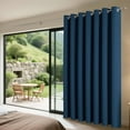 Blackout Patio Sliding Door Curtains 90 Inches Long, Grommet Privacy ...
