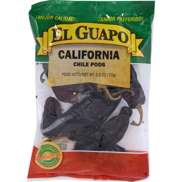 4oz California Dried Whole Chilies Peppers, Anaheim Chile Seco Pods by ...