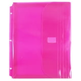 JAM Plastic 3, Hole Envelopes, 8.6x11.5x1, 6/Pack, Assorted Fashion ...