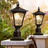 "Pasamic Solar Post Light, Dusk to Dawn Waterproof, Outdoor Garden Pole ...