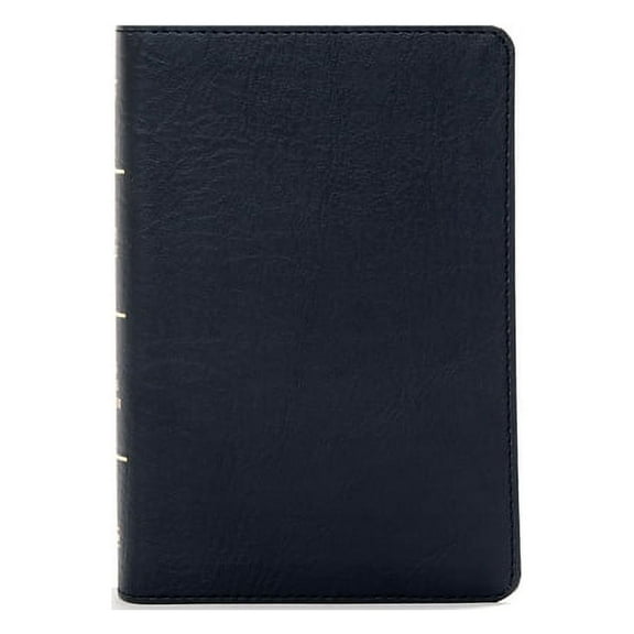 Pre-Owned CSB Large Print Compact Reference Bible, Brown Leathertouch ...