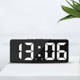 Large Smart Digital Wall Clock APP Control Time/Date/&Sound Activated ...