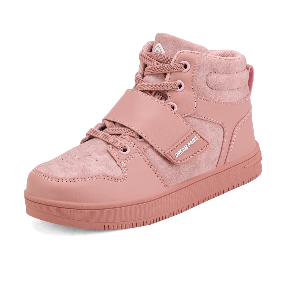 Dream Pairs DREAM PAIRS Boys Girls Pink High Top Sneaker Shoes Size 4 dream-pairs-dream-pairs-boys-girls-pink-high-top-sneaker-shoes-size-4