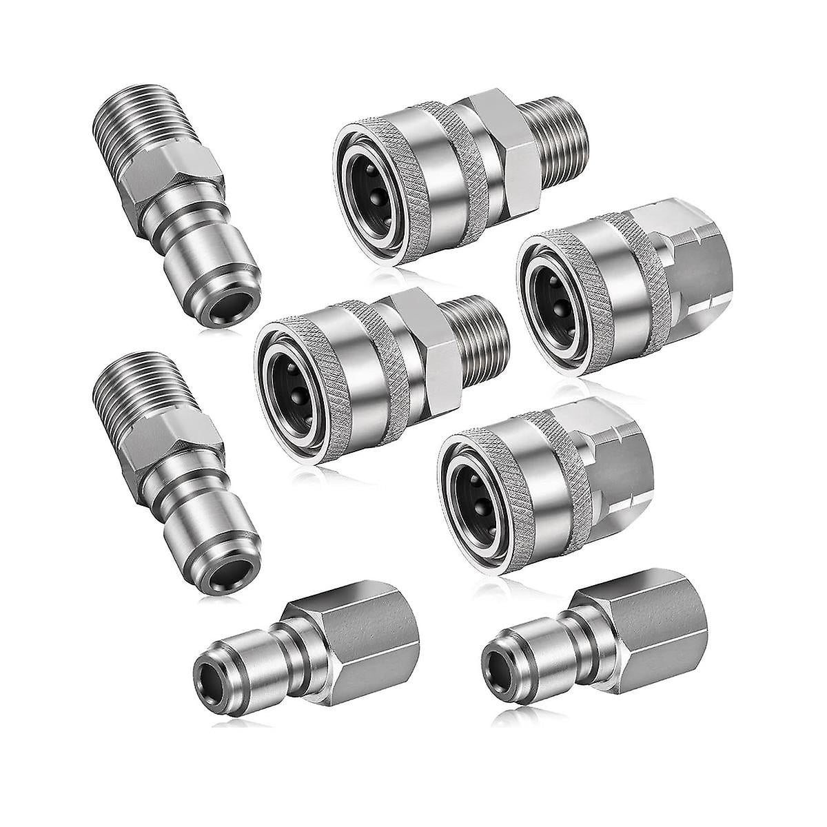 Kit de conector rápido macho y hembra de acero inoxidable Yuxing 8 ...