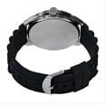 Generic Men’s 48mm Analog Quartz Watch, Silicone Band, Easy-Read Dial ...