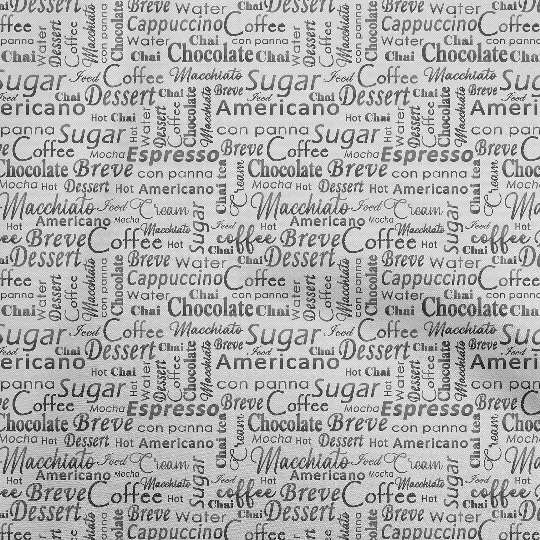 oneOone Viscose Jersey Gray Fabric Text Sewing Material Print Fabric By ...
