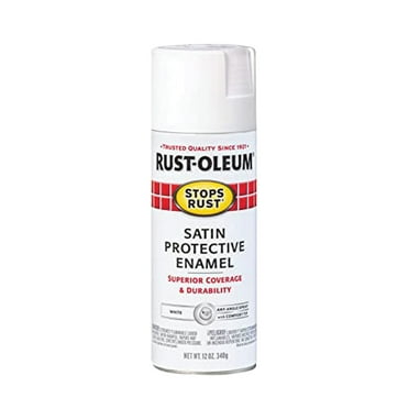 White, Rust-Oleum Stops Rust Gloss Protective Enamel Spray Paint ...