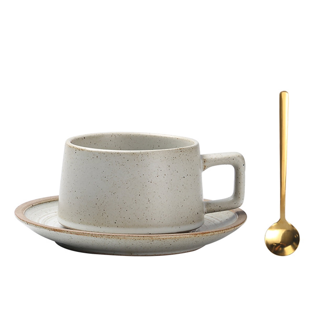 Juego de tazas de café de cerámica de 220 ml, taza para café con leche ...