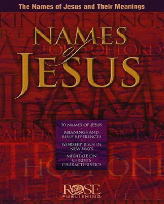 Names of Jesus Pamphlet: The Names of Jesus and Their Meanings - Walmart.ca