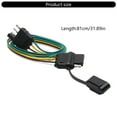 Sinyiin Quick Install Waterproof 4 Way Trailer Socket Adapter Strong ...