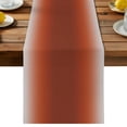 Art Red Dining Table Runner, Vintage Red Brown Ombre Farmhouse Rustic ...