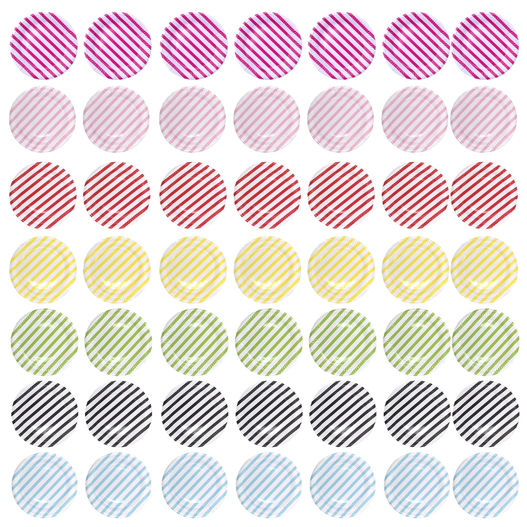 Click here for Nobrand 50pcs Paper Plate 7 Disposable Dot Plate P... prices