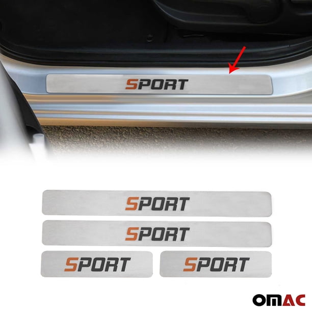 Chrome Door Sill Scuff Plate Protector Sport for Ford Escape 2020-2023 ...