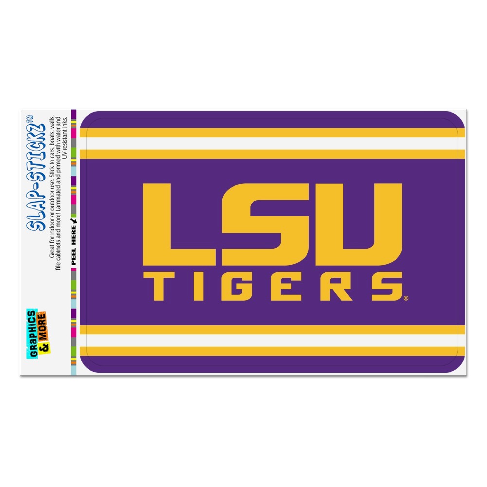 LSU Wordmark with Jersey Stripes Home Business Office Sign - Walmart.com