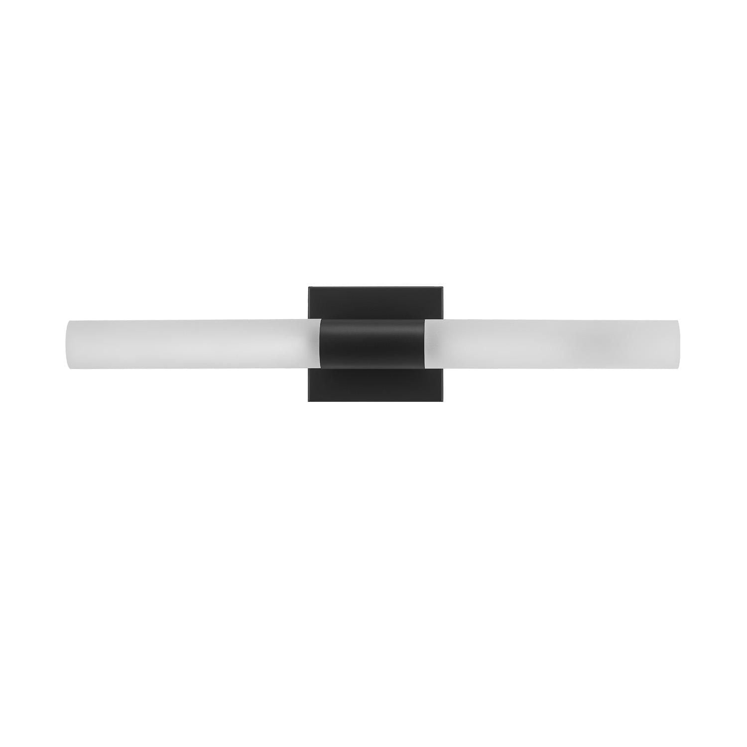 Edinburgh 24" LED Integrated Vanity Light, Matte Black, 19W, 1200 ...