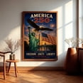 Affixzi America 250 Years Unity Liberty Poster, Patriotic USA Wall Art ...