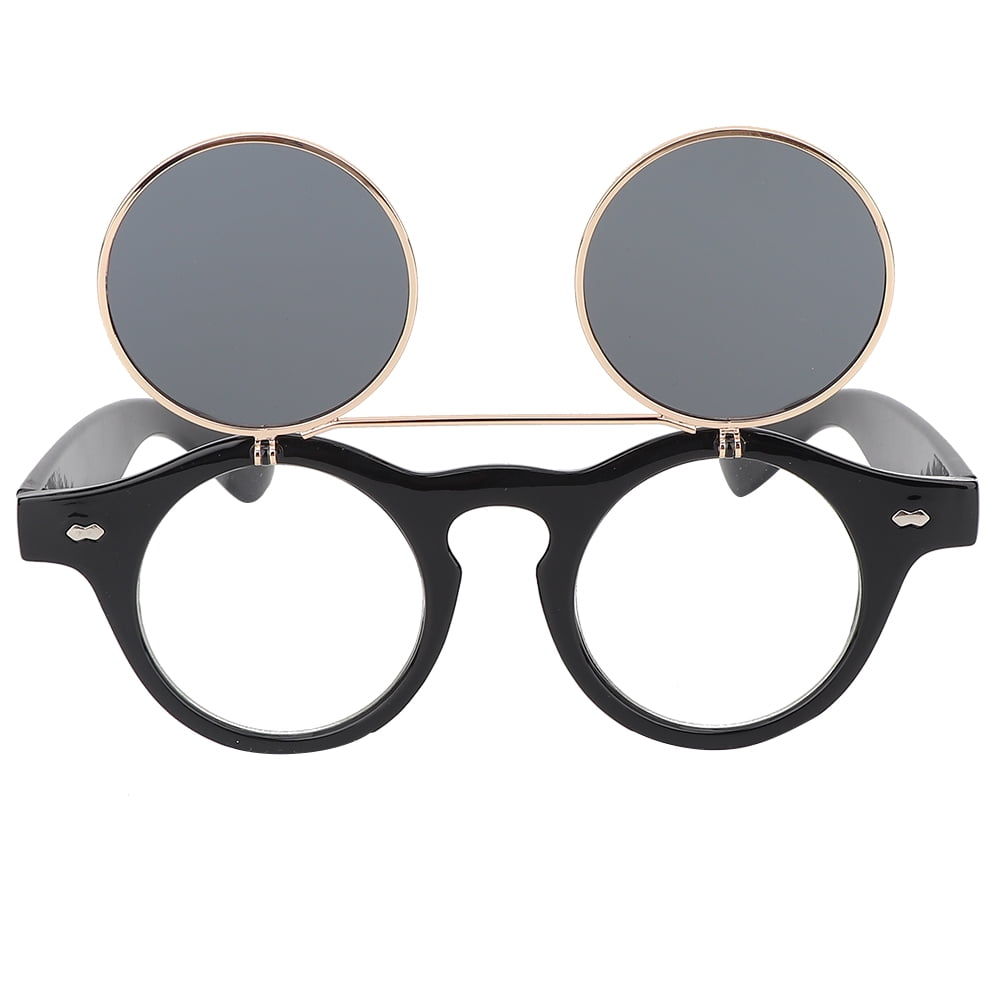 Round flip sunglasses store