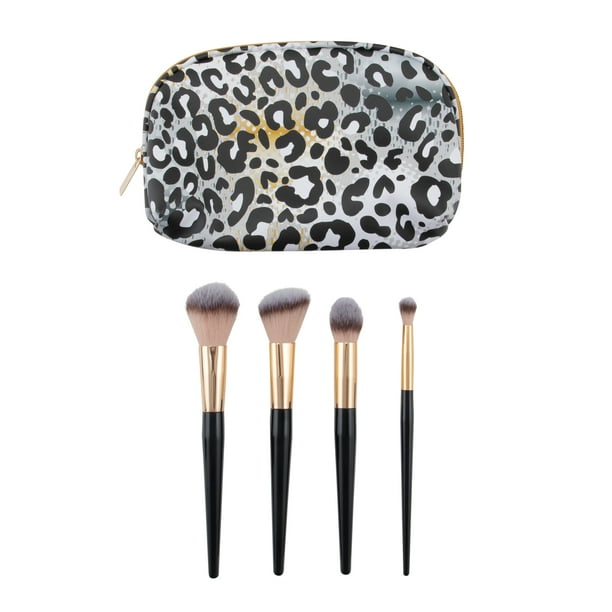Candie Couture Brush Set with Cosmetic Bag 5pc Black - Walmart.com