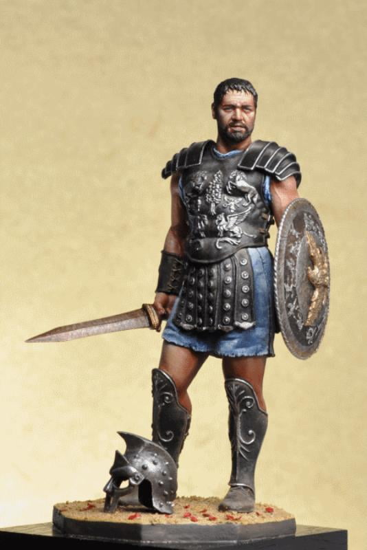 Alexandros Models 75mm "Spaniard" Gladiator White Metal Figure Model ...