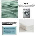 Cooling Cotton Waffle Large Size Blanket - Lightweight Breathable ...
