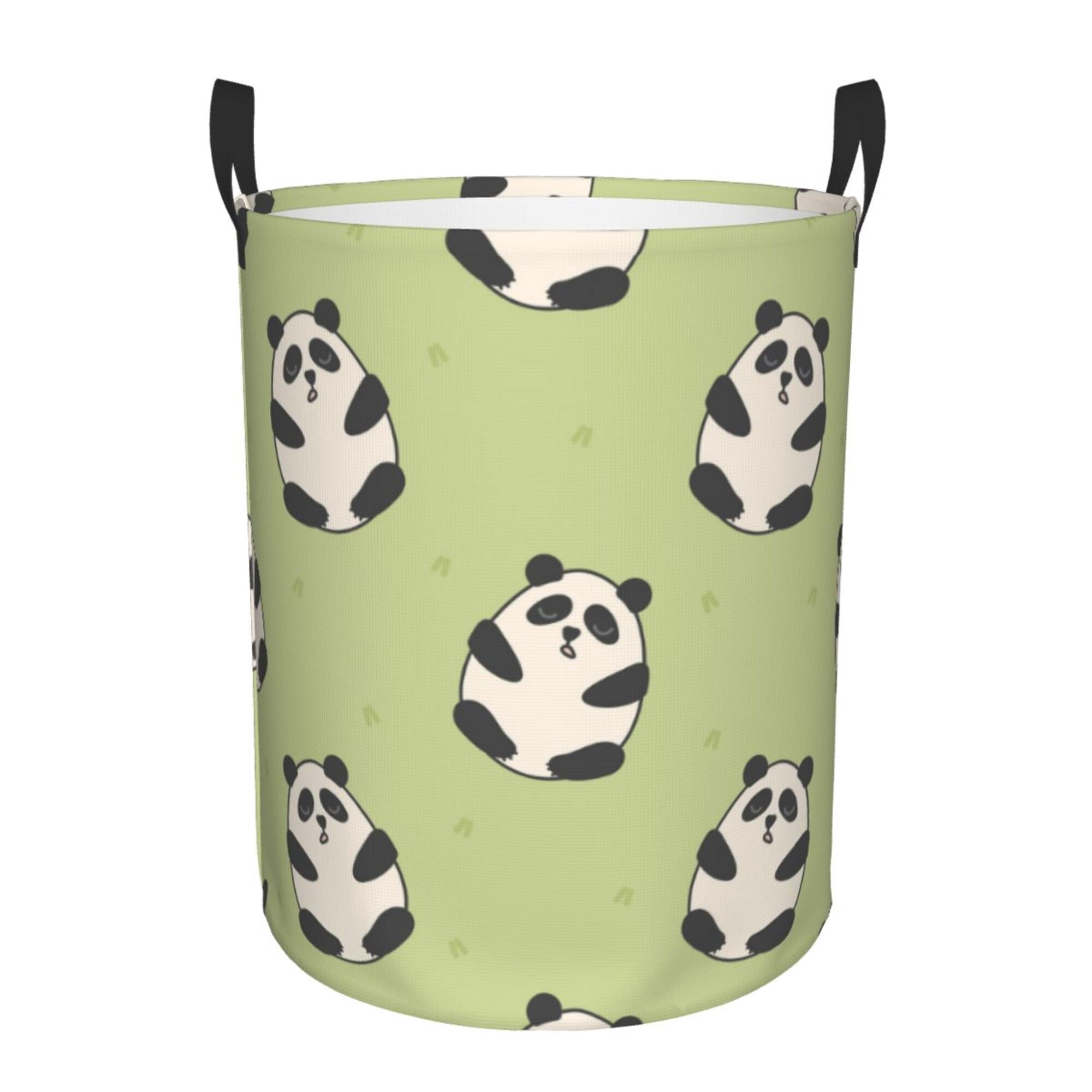 DouZhe Waterproof Collapsible Large Laundry Baskets, Cute Panda Bear ...