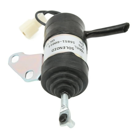 Fuel Stop Solenoid ,Fuel Shut Off Solenoid Aluminum Alloy 12VDC Fuel Stop Solenoid For Kubota ...