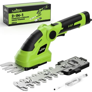 Steelite Cordless Hedge Trimmer-20V Electric Handheld Grass Cutter,5 ...