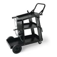 Welding Cart 3-Tier Heavy Duty, 400 Lbs Capacity, Swivel Wheels, Gas ...