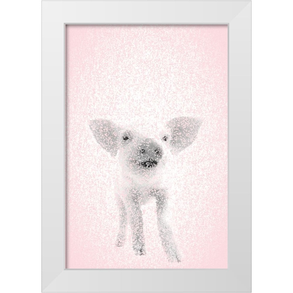 Fay, Mela 11x14 White Modern Wood Framed Museum Art Print Titled - Pink ...