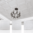 Art3d 12-Pack PVC Drop Ceiling Tiles Glue up Ceiling Tiles,24"x24 ...