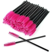 200Pcs Eyelash Wands Disposable,Black Mascara Wands, Spoolies Eyelash ...