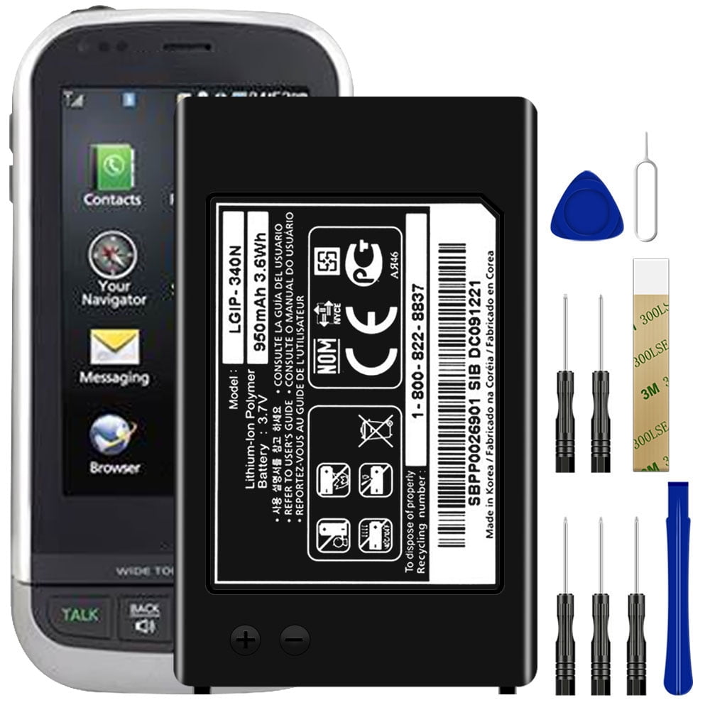 Replacement Battery LGIP-340N For Alltel LG Banter AX265 Tool - Walmart.com