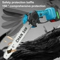 ZHON Cordless Pole Saw Telescoping 2 in 1 Handheld Mini Chainsaw High ...